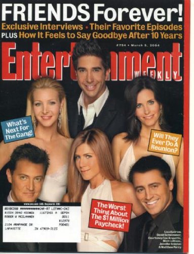 Entertainment Weekly March 5, 2004 Friends Forever, Stephen King, The ...