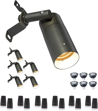 Gardenreet Brass Low Voltage Down Lights, 12V Outdoor LED Landscape ...