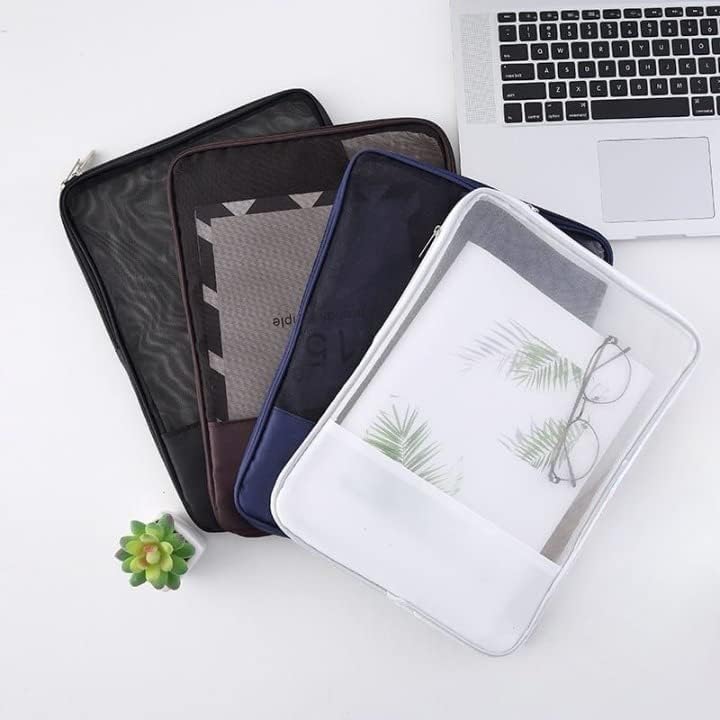 EARTHCONE Transparent File Paper Holder Bag Folder Stationery Storage ...