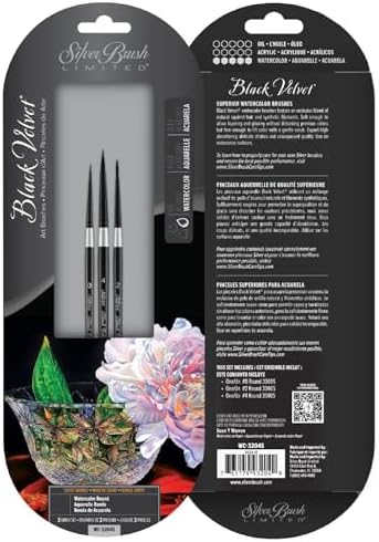 Amazon.com: Silver Brush Limited UMS-2445S Ultra Mini Detail Set ...