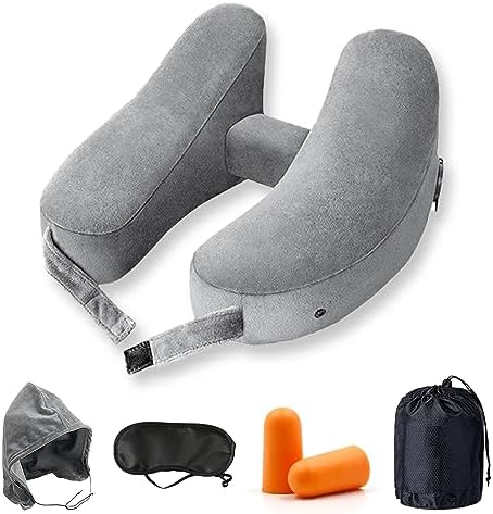 UYDF Nackenkissen Aufblasbar Flugzeug,Aufblasbare Nackenkissen ...