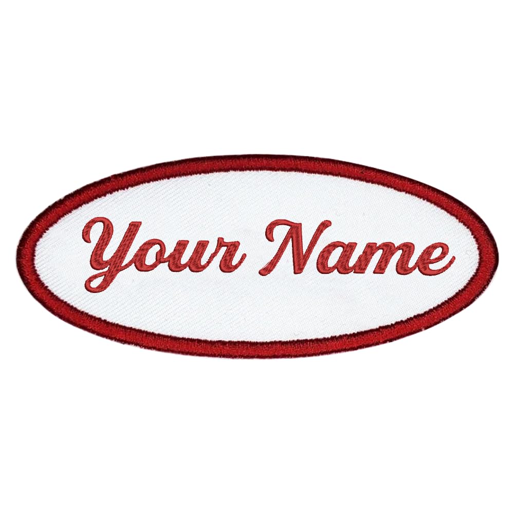 Amazon.com: Custom Name Embroidered Patches, Customized Name Patches, Name Iron On Patch ...