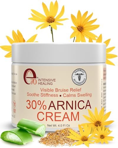 Amazon.com: e70 Arnica Cream - Vitamin K Cream to Remove Bruises & Soothe Sore Muscles & Joints ...
