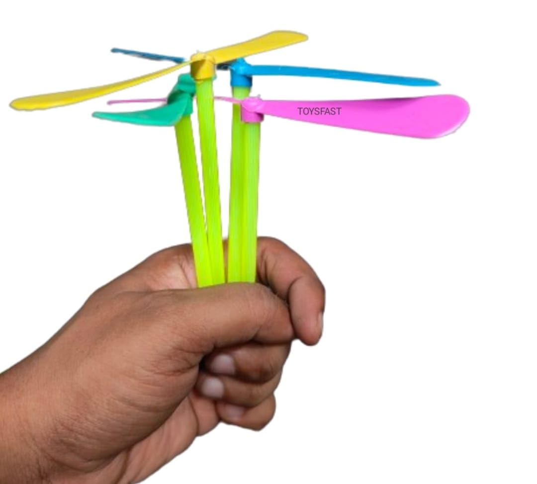 TOYSFAST 23 PCS Air Flying Toys pankhudi Air Fan Toys Multi Colour for ...