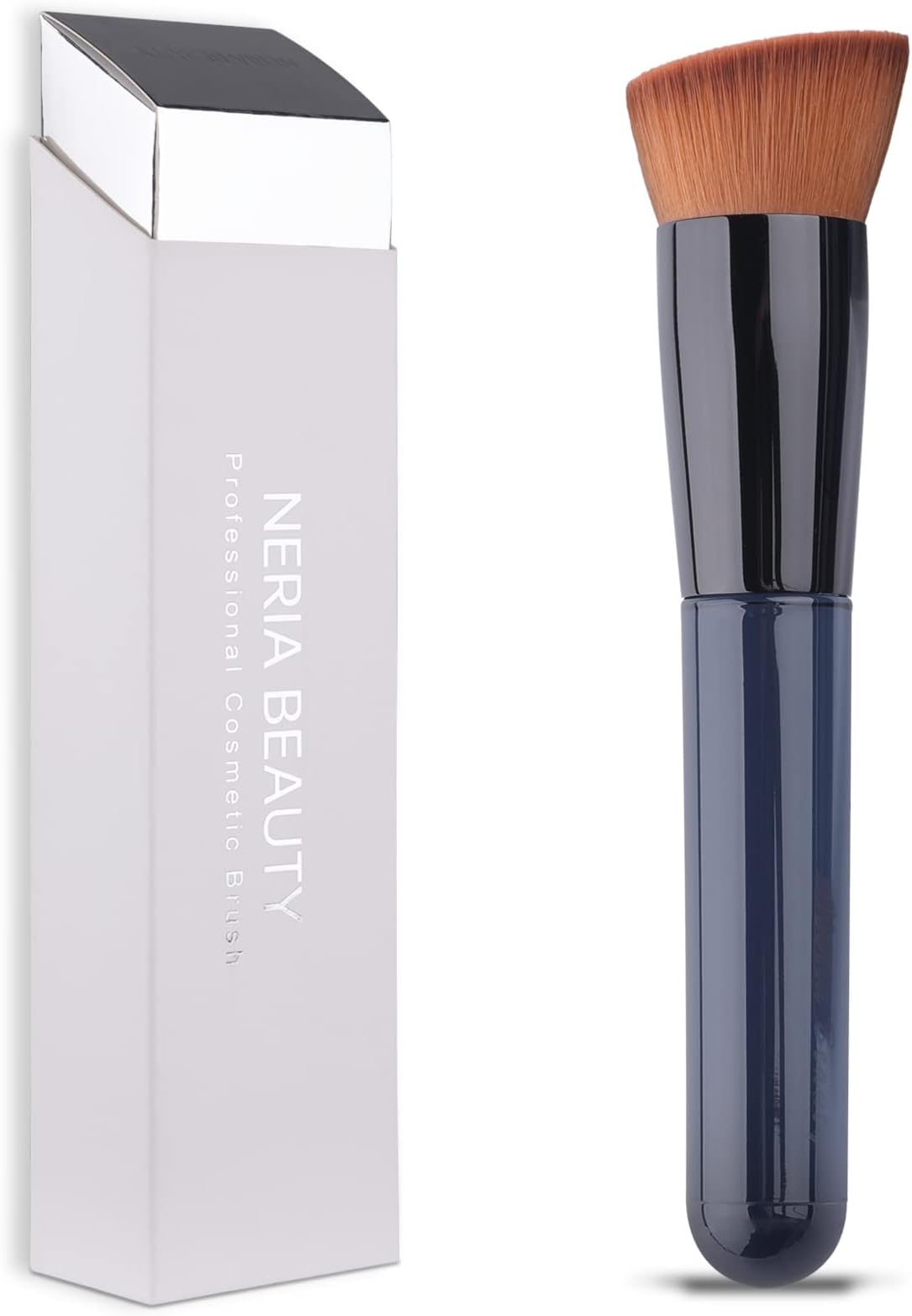 Amazon.com: 2 Pieces Foundation Brush Chubby Makeup Brush Kabuki Makeup ...