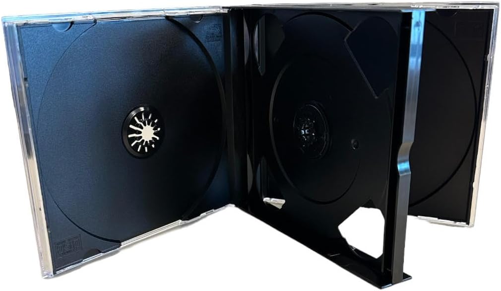 Amazon.com: MediaPack4All 24mm Chubby Quad Jewel Case (4-Disc Capacity ...