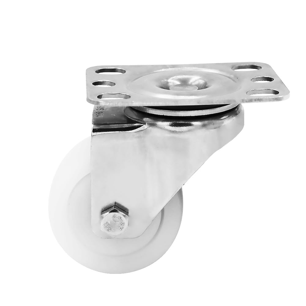 Snapklik.com : NERILEE 2 Inch Caster Wheels Set Of 4, SUS 304 Anti ...