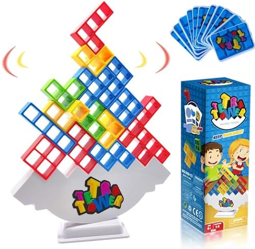 Mumoo Bear Balance Tower Stacking Toys,Board Games for Kids & Adults ...