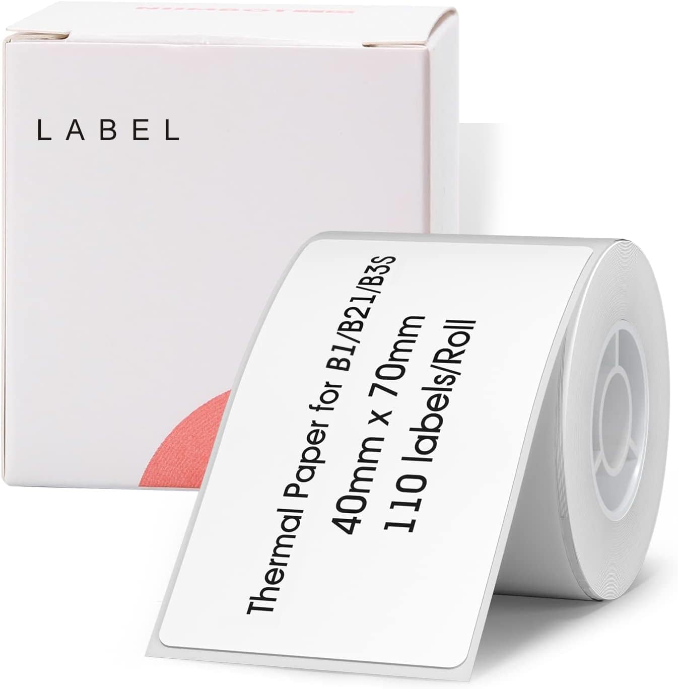 Amazon.com : NIIMBOT 2 Rolls Labels for B1 B21 B3S, Thermal Printer ...