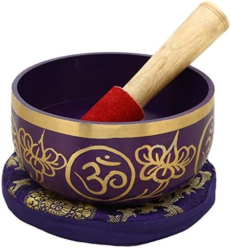 Amazon.com - Sharvgun Violet Buddhist Singing Bowl - Tuned to The 7th ...