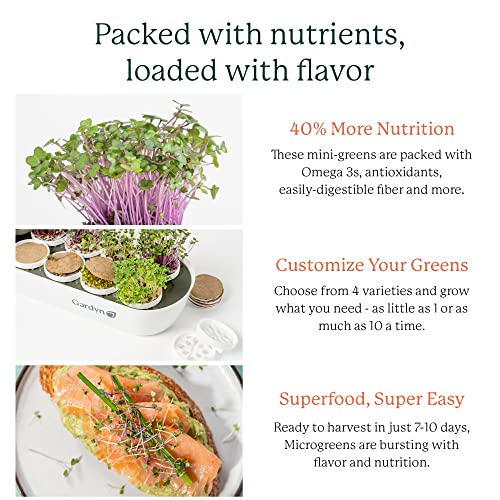 Gardyn Complete Microgreens Growing Kit (Fits on All Gardyn Hydroponics ...