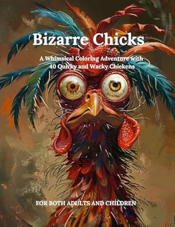 Amazon.com: Bizarre Chicks: A Whimsical Coloring Adventure with 40 ...