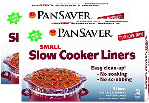 Amazon.com: PanSaver Slow Cooker Liners with a Sure Fit Band, 10 Count ...
