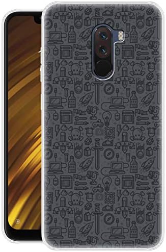 Pikkme Mi Poco F1 Back Cover Crystal Clear Transparent Back Ultra ...