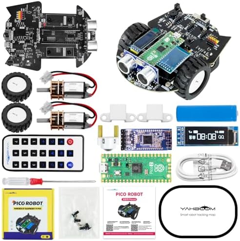 Amazon.com: Yahboom Raspberry Pi Pico2 Smart Robot Car Starter ...