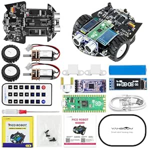 Yahboom Raspberry Pi Pico2 Smart Robot Car Starter Programming Robot Kit DIY MicroPython ...