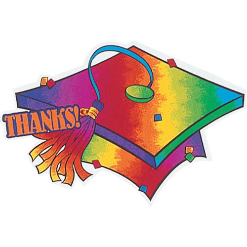 Amazon.com: Rainbow Graduation Thank You Cards 20 Count : Office Products