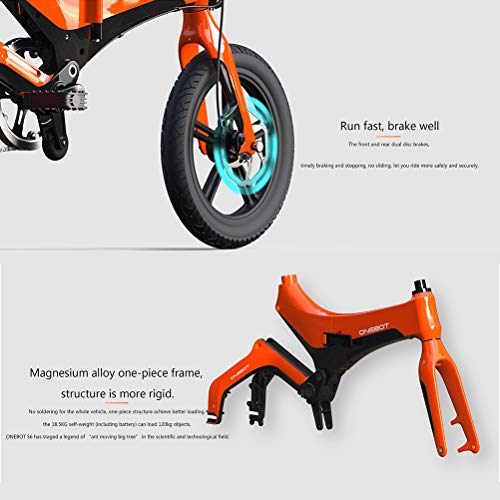 ONEBOT S6 E-Bike Upgraded Electric Bikes For Adults, Foldable e Bike 16 ...