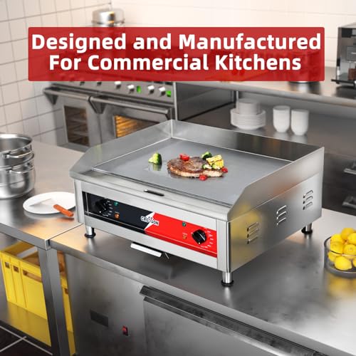 Snapklik.com : CROSSON 2416 Commercial Electric Countertop Griddle,Flat ...