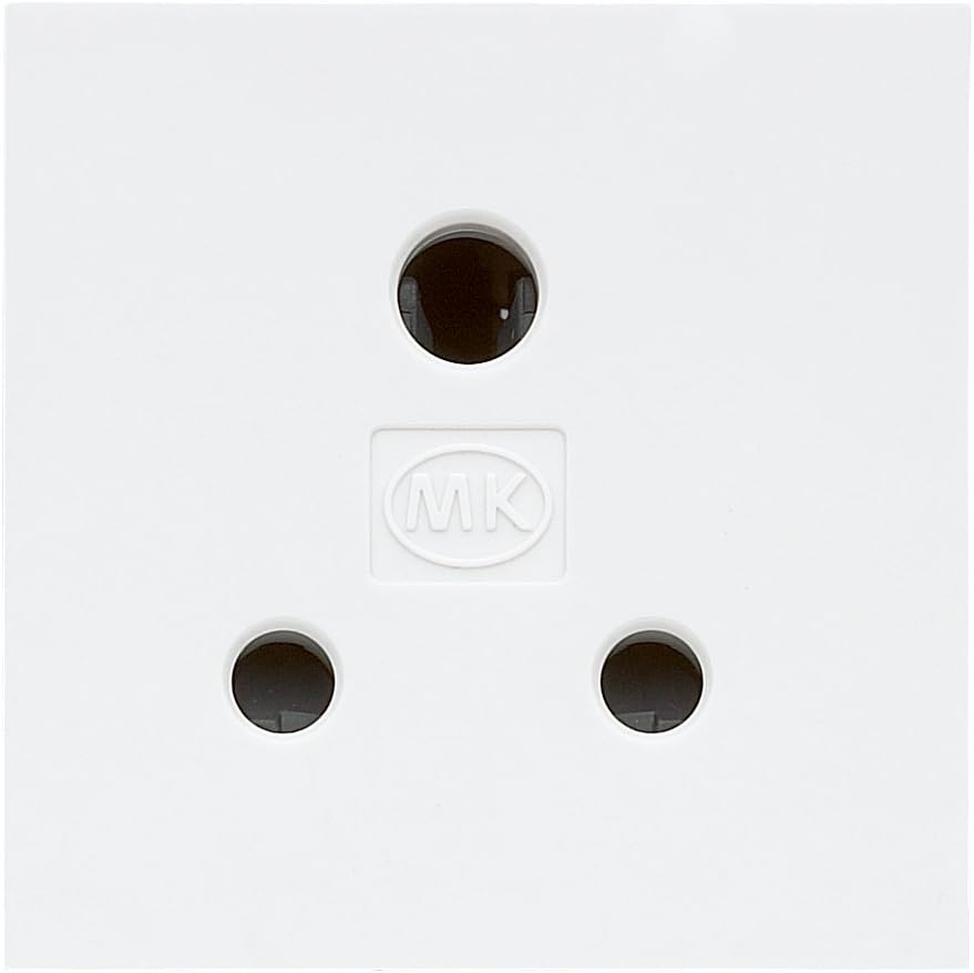 Mk K5833WHI 5A 250V Euro Socket : Amazon.co.uk: DIY & Tools