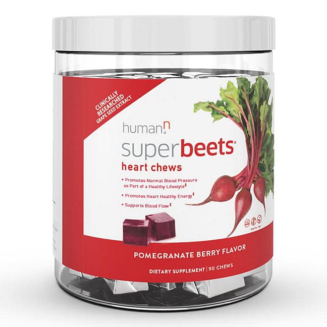 Amazon.com: humanN SuperBeets Heart Chews, 90 Count : Health & Household