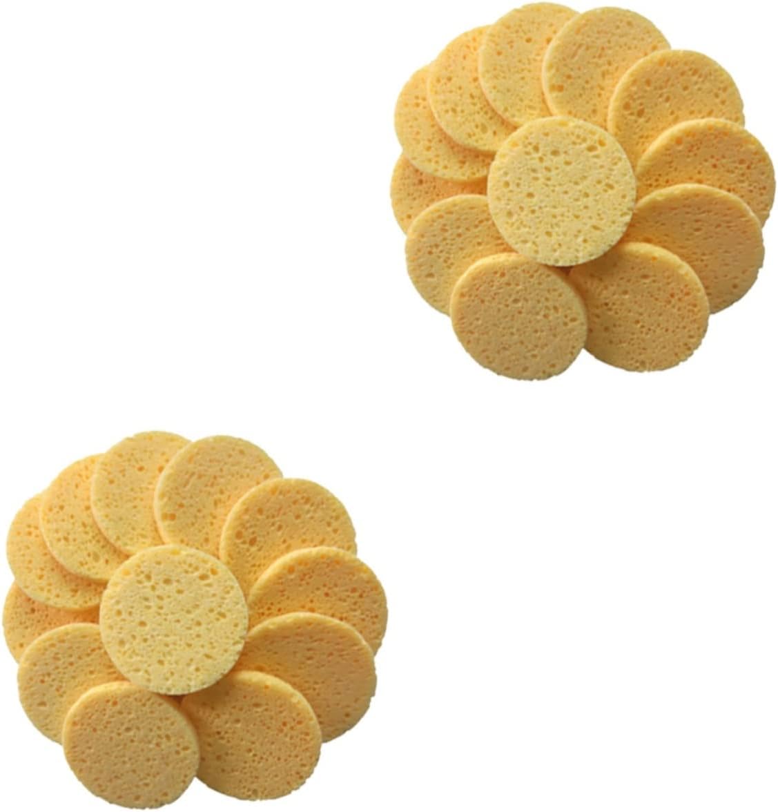 Amazon.com : Housoutil 40 Pcs Facial Make up Sponge Facial Cleansing ...
