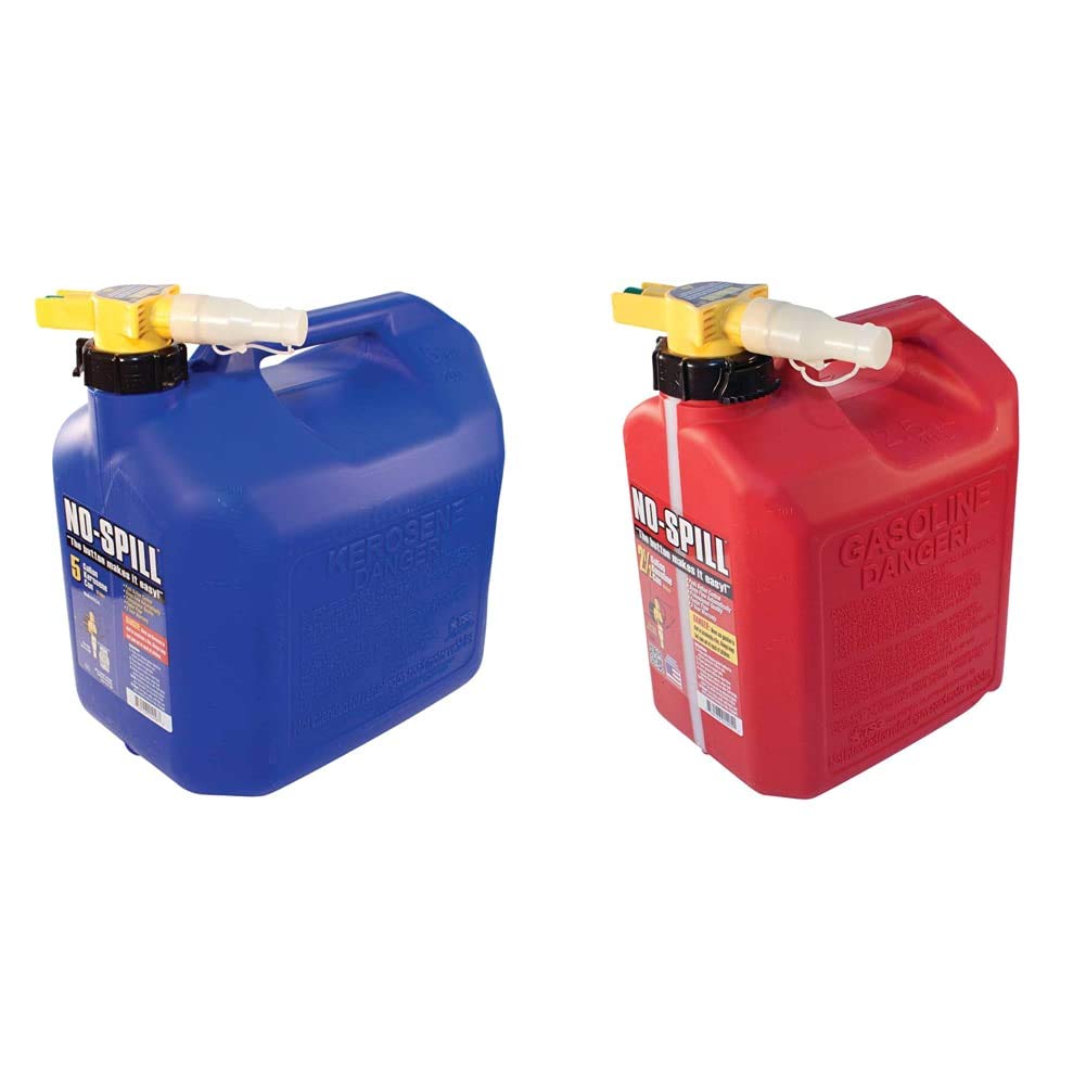 Buy No-Spill 1456 5-Gallon Poly Kerosene Can (CARB & EPA Approved ...