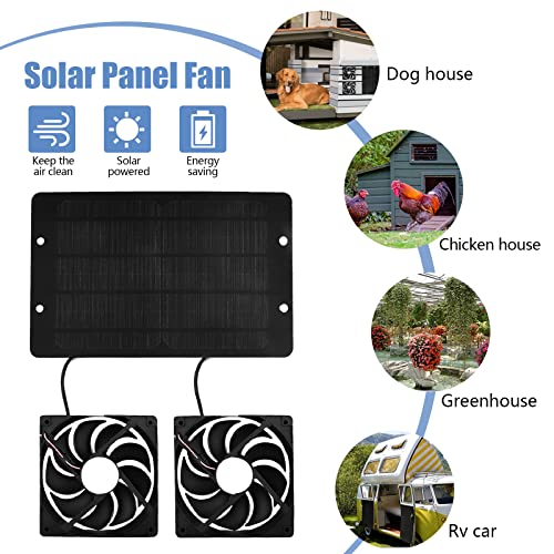Solar Fan Dual Fan Solar Powered Fan Solar Fan Solar Fan Greenhouse ...