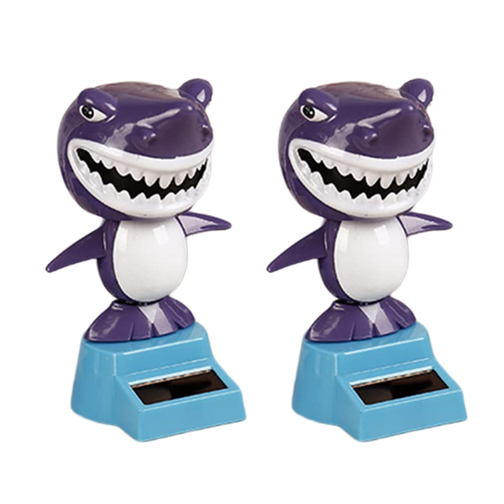 Amazon.com: SEADEAR 2pcs Car Decoration Solar Shark Solar Dancing Shark ...