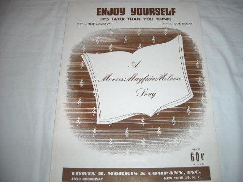 Amazon.com: ENJOY YOURSELF HERB MAGIDSON 1949 SHEET MUSIC SHEET MUSIC ...