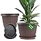Amazon.com : Large-Planter-Indoor-Outdoor Plant Pots, 16 inch 4 Pack ...