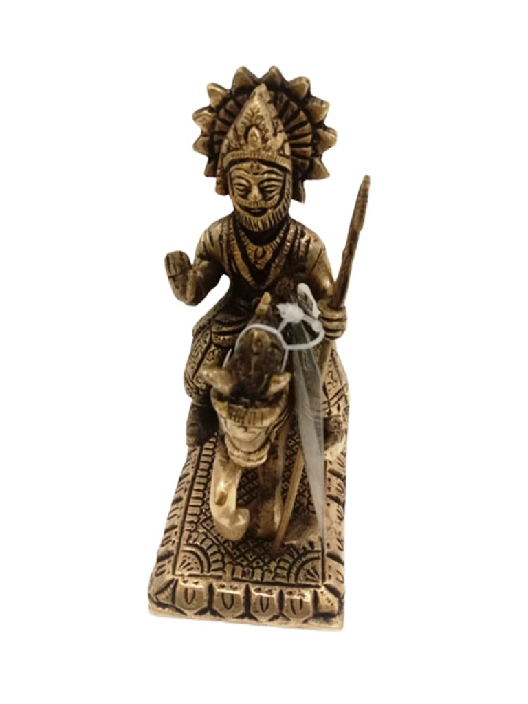 Buy Brass Blessing : Large - Hindu Lord RAMAPIR Statue Figurine - Brass ...