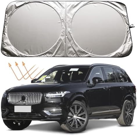 Amazon.com: XHRING Car Windshield Sun Shade Sunshade for Volvo XC90/XC ...