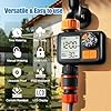 CROSOFMI Garden Sprinkler Hose Timer Automatic Digital Watering Timers ...