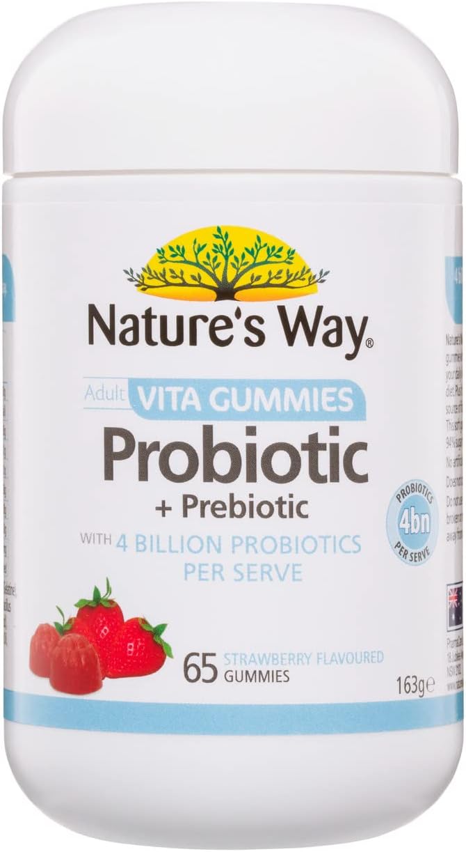 Nature's Way Adult Probiotic and Prebiotic Sugar Free 4BN Vita Gummies ...