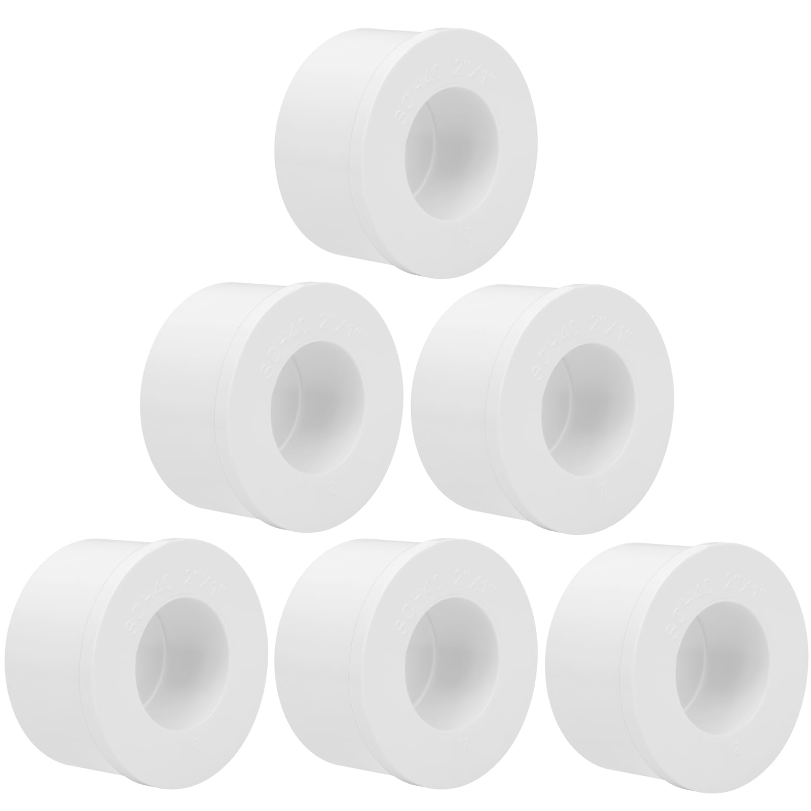 Snapklik.com : 6Pack 2"x 1" PVC DWV Reducing Bush Adapter Pipe Fitting ...