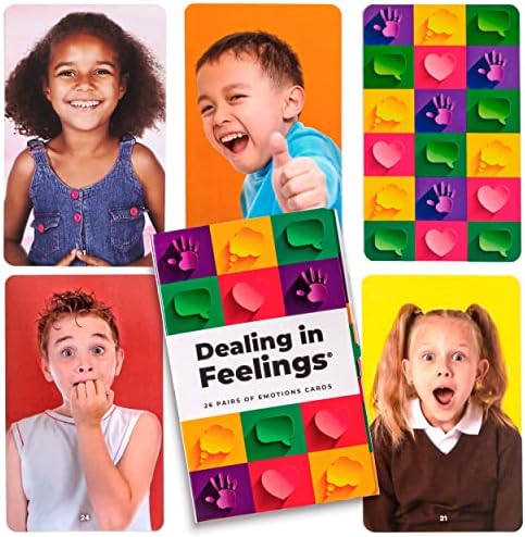 SkillEase Exploding Emotions Flashcards and Game: 2 in 1, Social ...