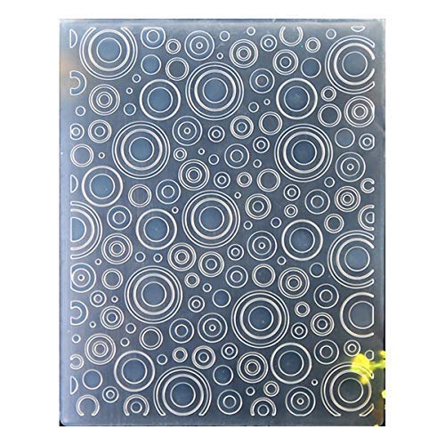 Kwan Crafts Circle Plastic Embossing Folders for Card Making ...