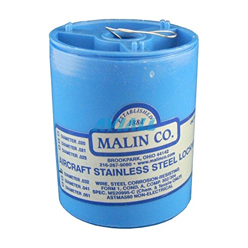 Malin Safety Wire / Lock Wire & Canister 0.020 Dia, 930 Ft. : Amazon.in