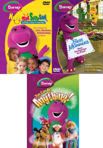 Barney Happy Mad Silly