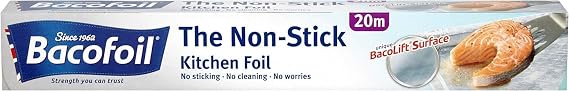 Bacofoil The Non-Stick Kitchen Foil 20m : Amazon.co.uk: Grocery