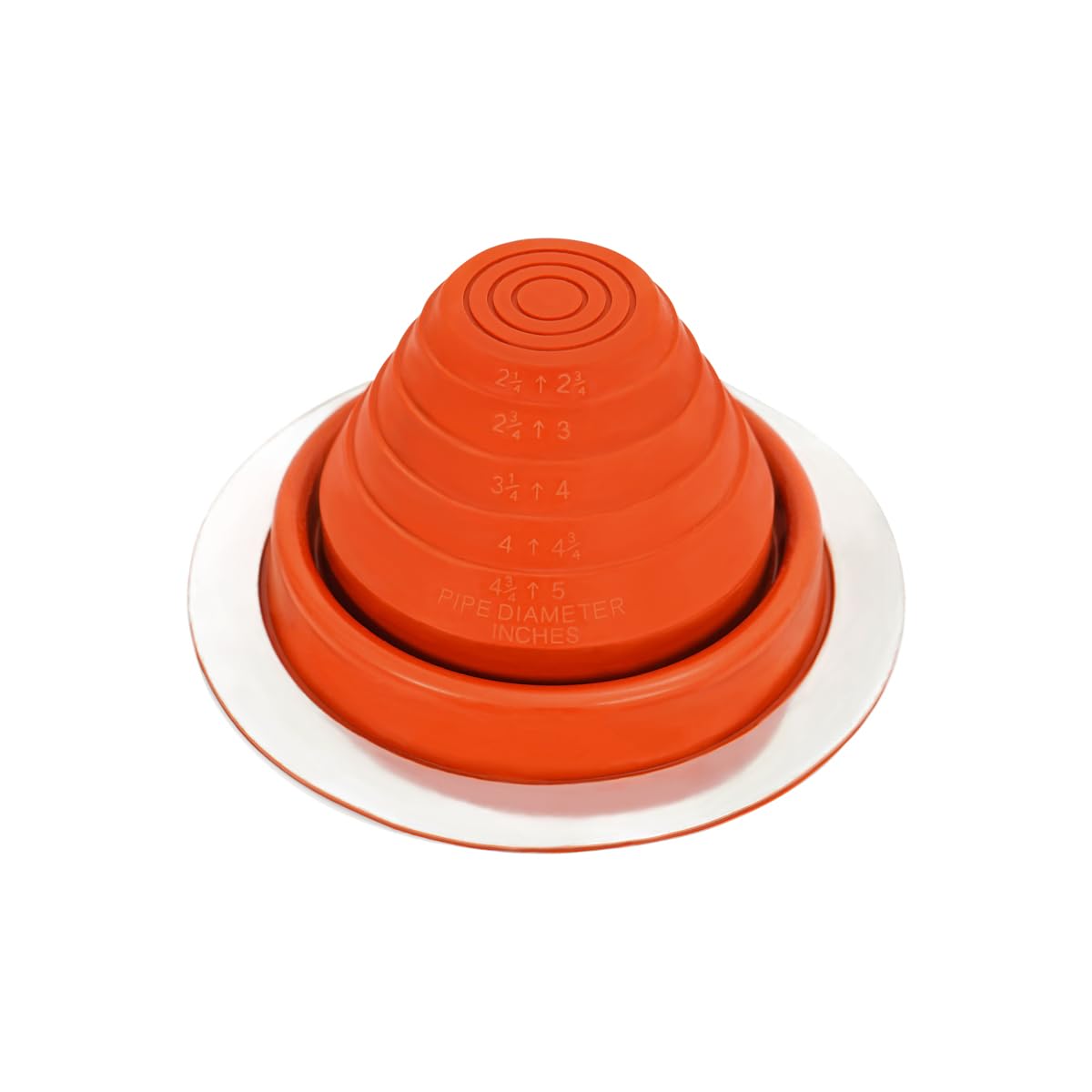 RXQNN #3 Metal Pipe Roof Flashing Boot Fit Pipe OD 2 1/4" to 5",High ...