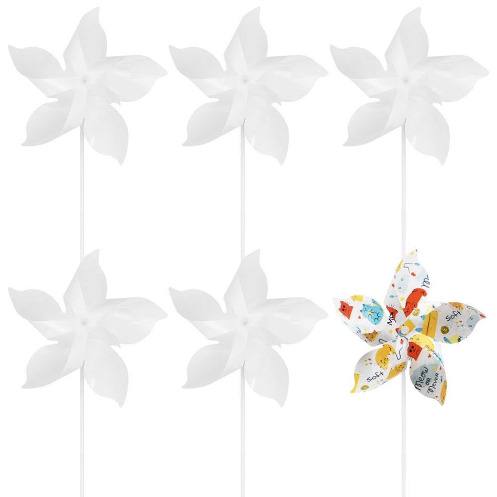 Snapklik.com : 6 Pcs Sublimation Plastic Windmill Blanks Heat Transfer ...