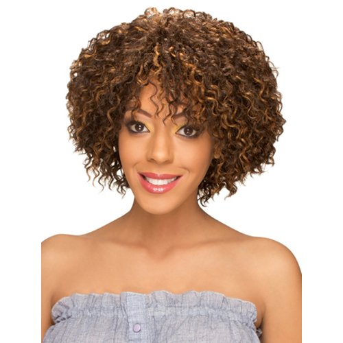 Amazon.com : HOLLYWOOD SIS Synthetic Fiber Wig - AFRO NATURAL AMOR (# ...