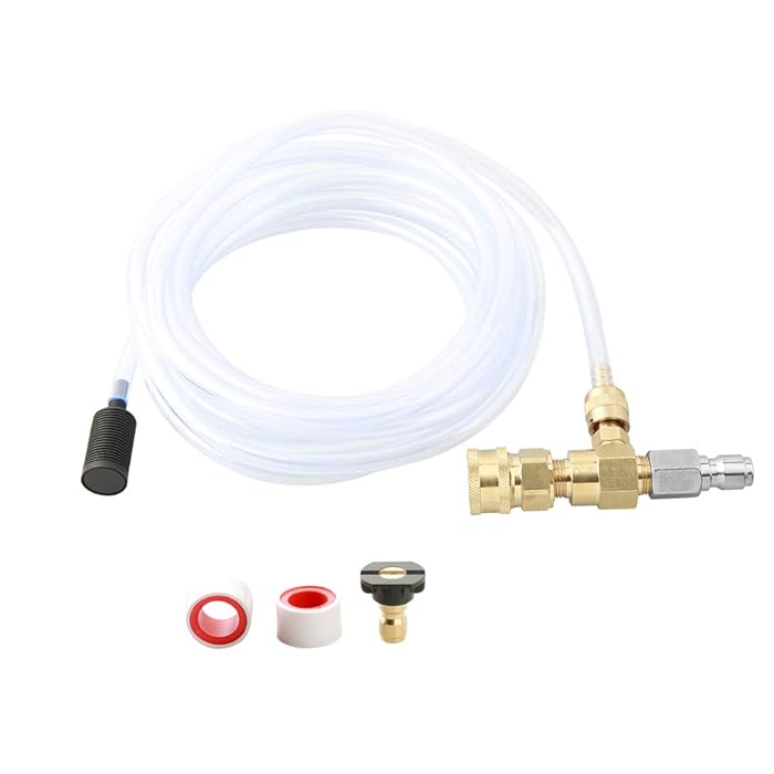 Buy Sooprinse Chemical Injector Kit for High Pressure Washer, 4000 PSI ...