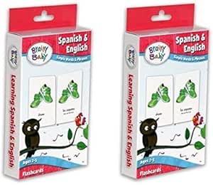 Amazon.com: Brainy Baby Spanish and English Flashcards Set of 2 Deluxe ...
