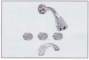 Sigma Tub Shower 1 901233 Sigma 3 Valve Tub amp Shower Set Polished ...