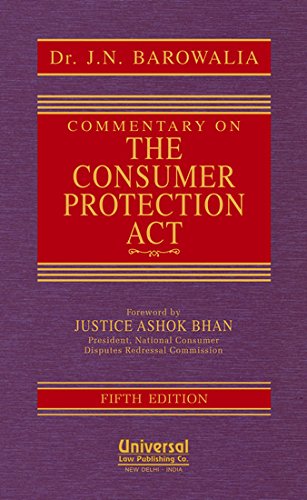 Commentary on the Consumer Protection: Barowalia, J. N.: 9789350351901 ...