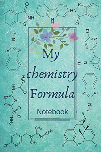 My chemistry formula notebook: Hexagonal chemistry lab notebook, Semi ...