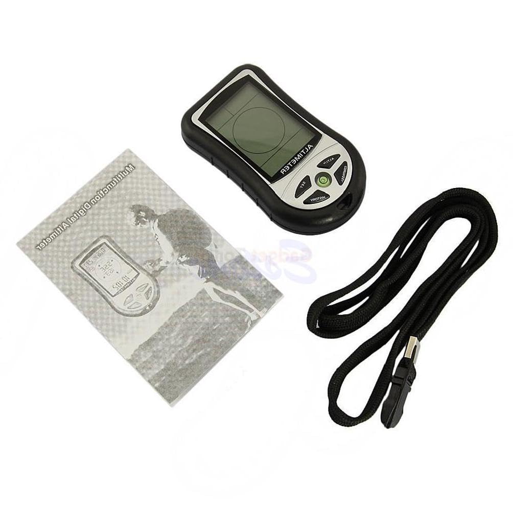 Amazon.com: Handheld Digital LCD Display Compass Altimeter Barometer ...
